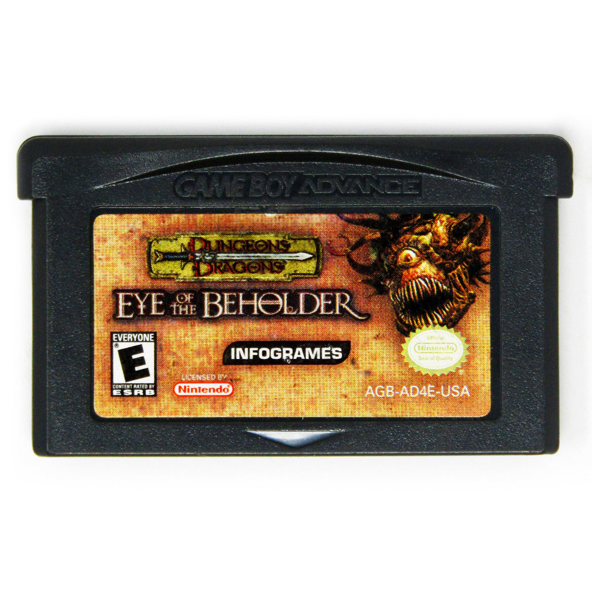 Dungeons & Dragons Eye of the Beholder (Nintendo Game Boy Advance / GB ...