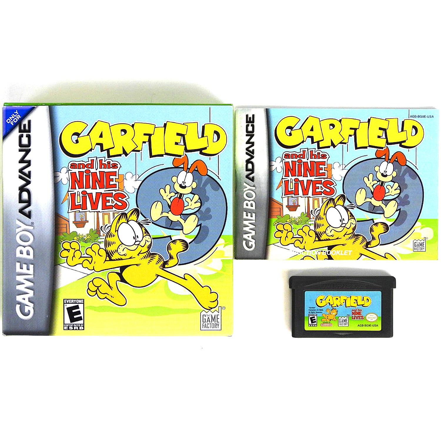 Garfield And His Nine Lives (Nintendo Game Boy Advance / GBA) – Retro MTL