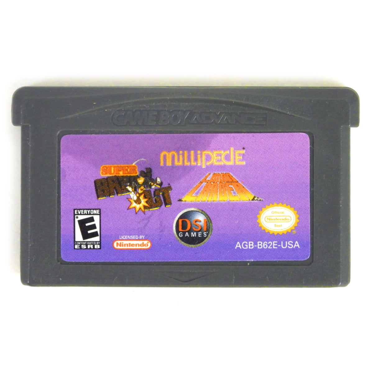 Millipede / Super Breakout / Lunar Lander (Game Boy Advance / GBA ...