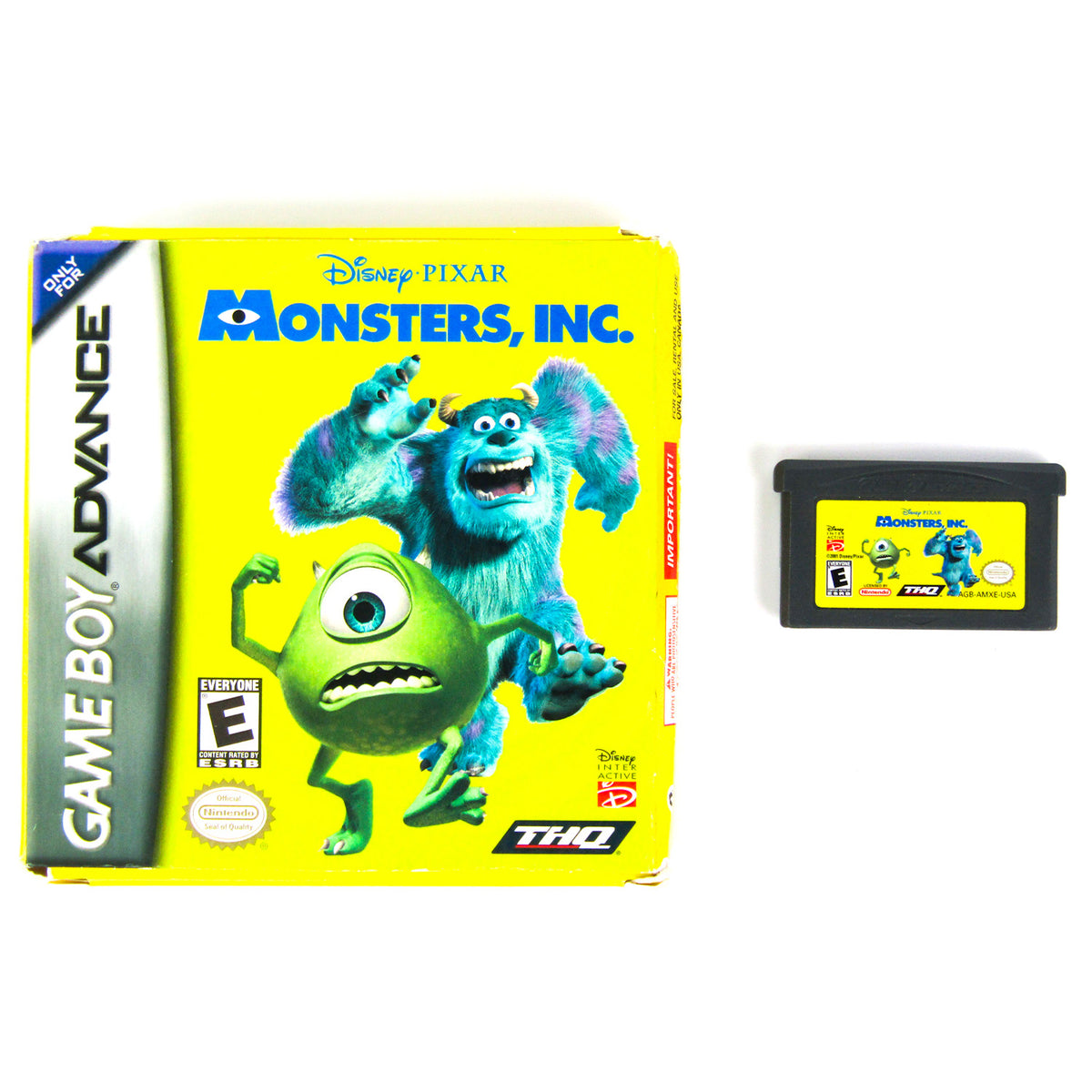 Monsters Inc (Nintendo Game Boy Advance / GBA) – Retro MTL