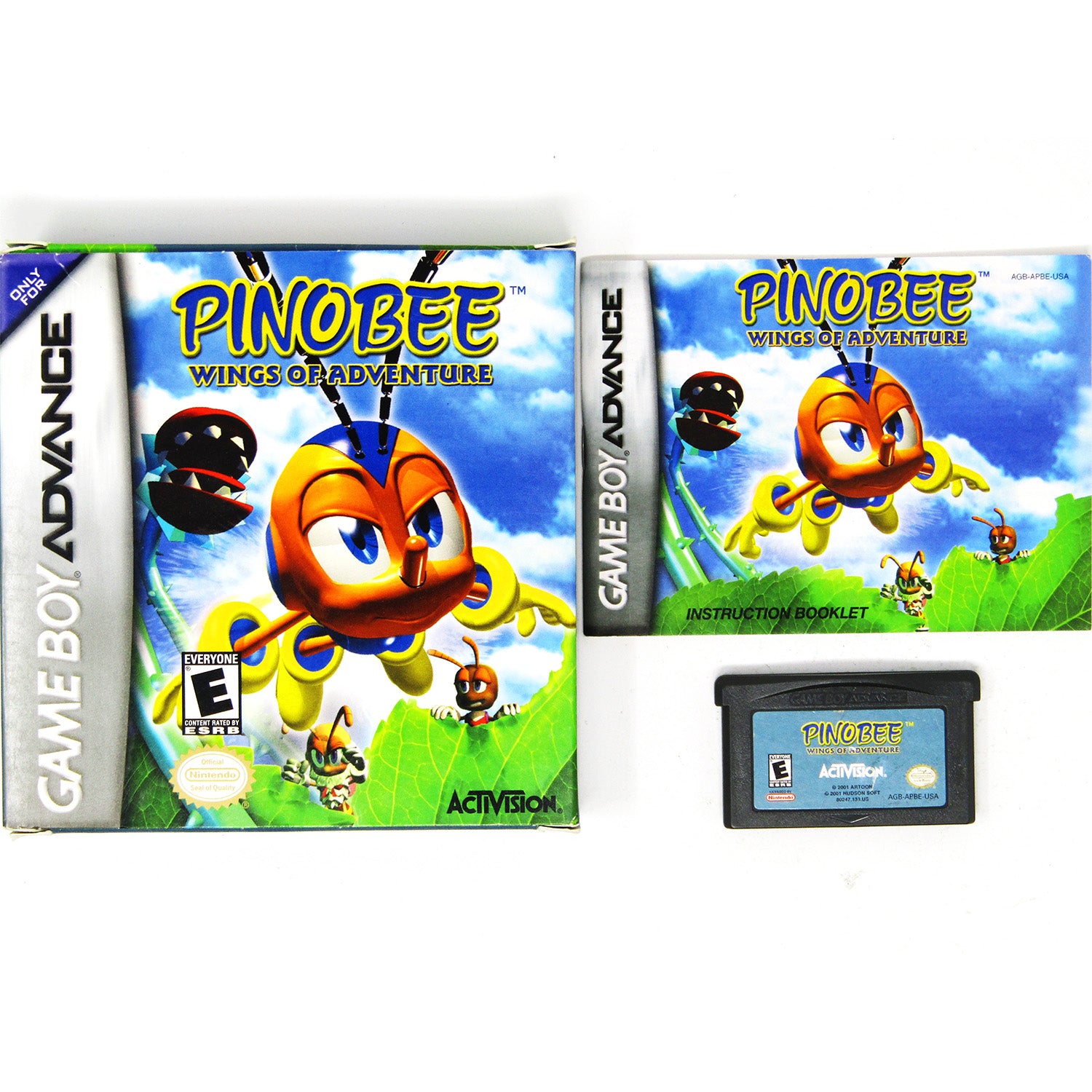 Pinobee Wings of Adventure (Game Boy Advance / GBA) – Retro MTL