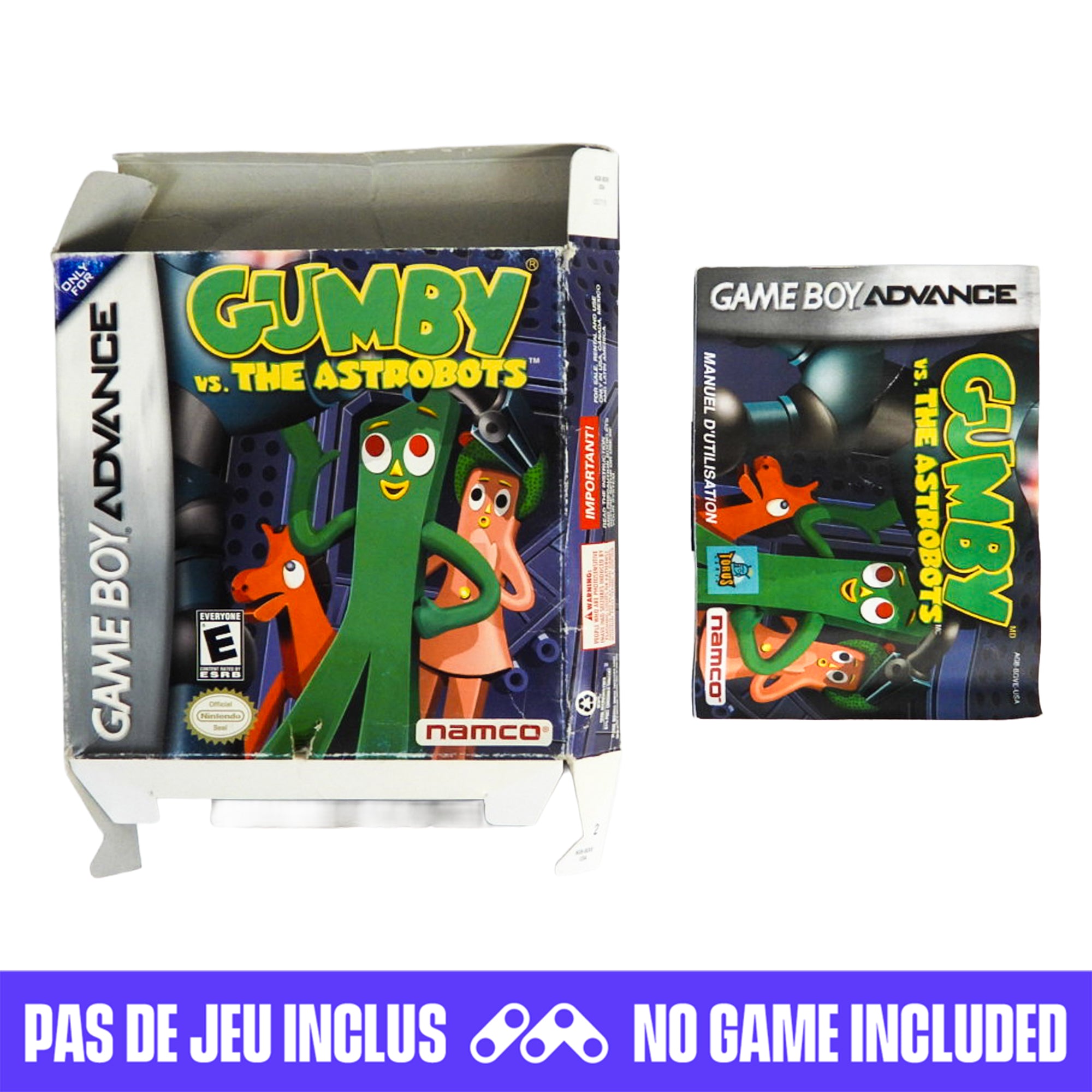 Gumby vs. the Astrobots [Box] (Nintendo Game Boy Advance / GBA) – Retro MTL
