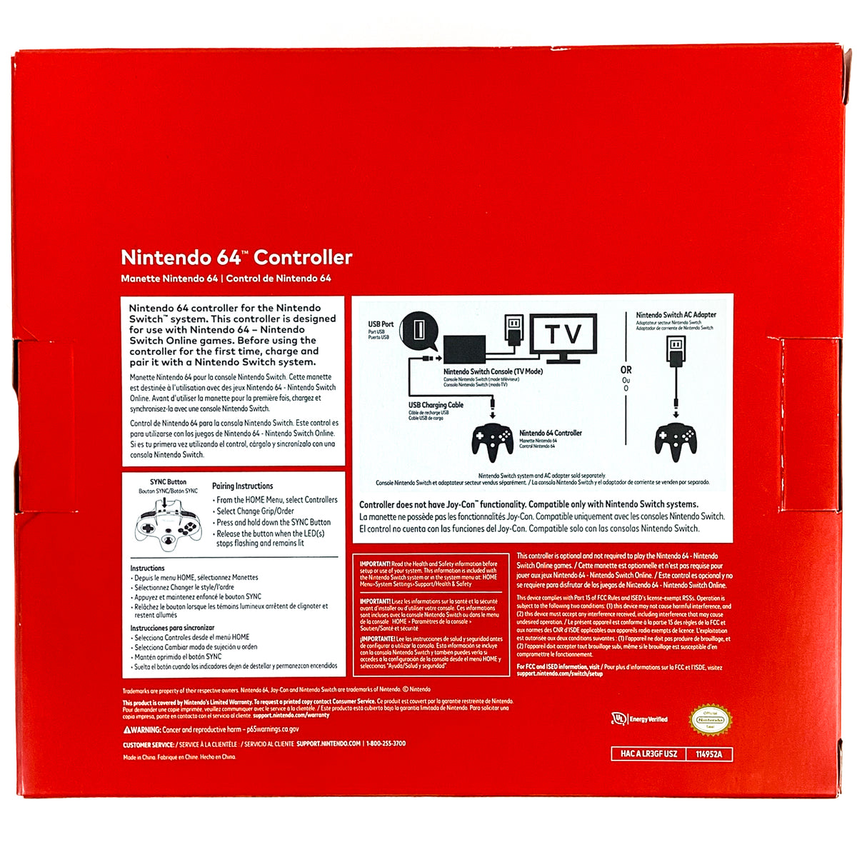 Nintendo Switch N64 Controller (Nintendo Switch) – Retro MTL