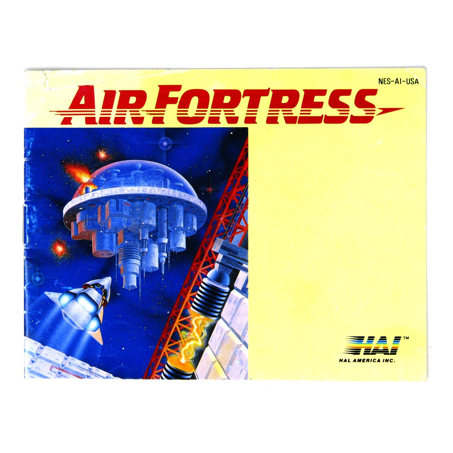 Air Fortress [Manual] (Nintendo / NES) – Retro MTL