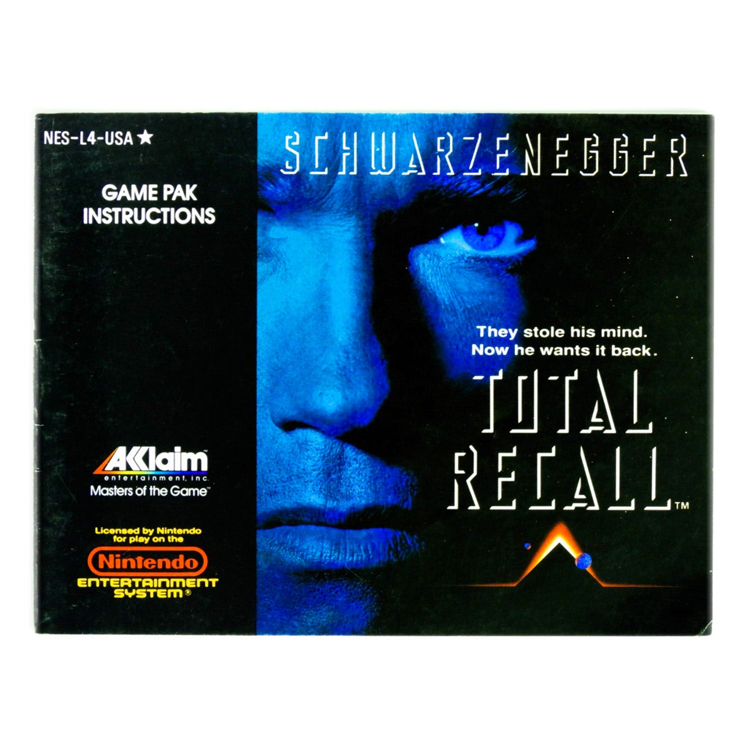 Total Recall [Manual] (Nintendo / NES) – Retro MTL