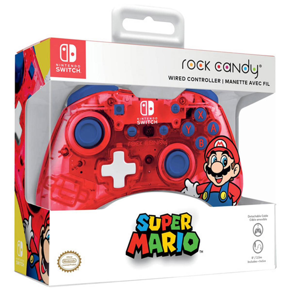 Mario Punch Wired Controller [Rock Candy] (Nintendo Switch) – Retro MTL
