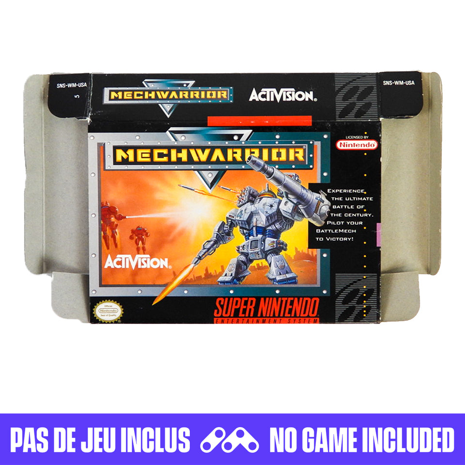 MechWarrior [Box] (Super Nintendo / SNES) – Retro MTL