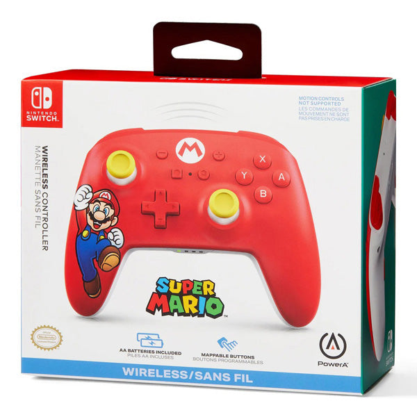 Super Mario Wireless Controller [PowerA] (Nintendo Switch) – RetroMTL