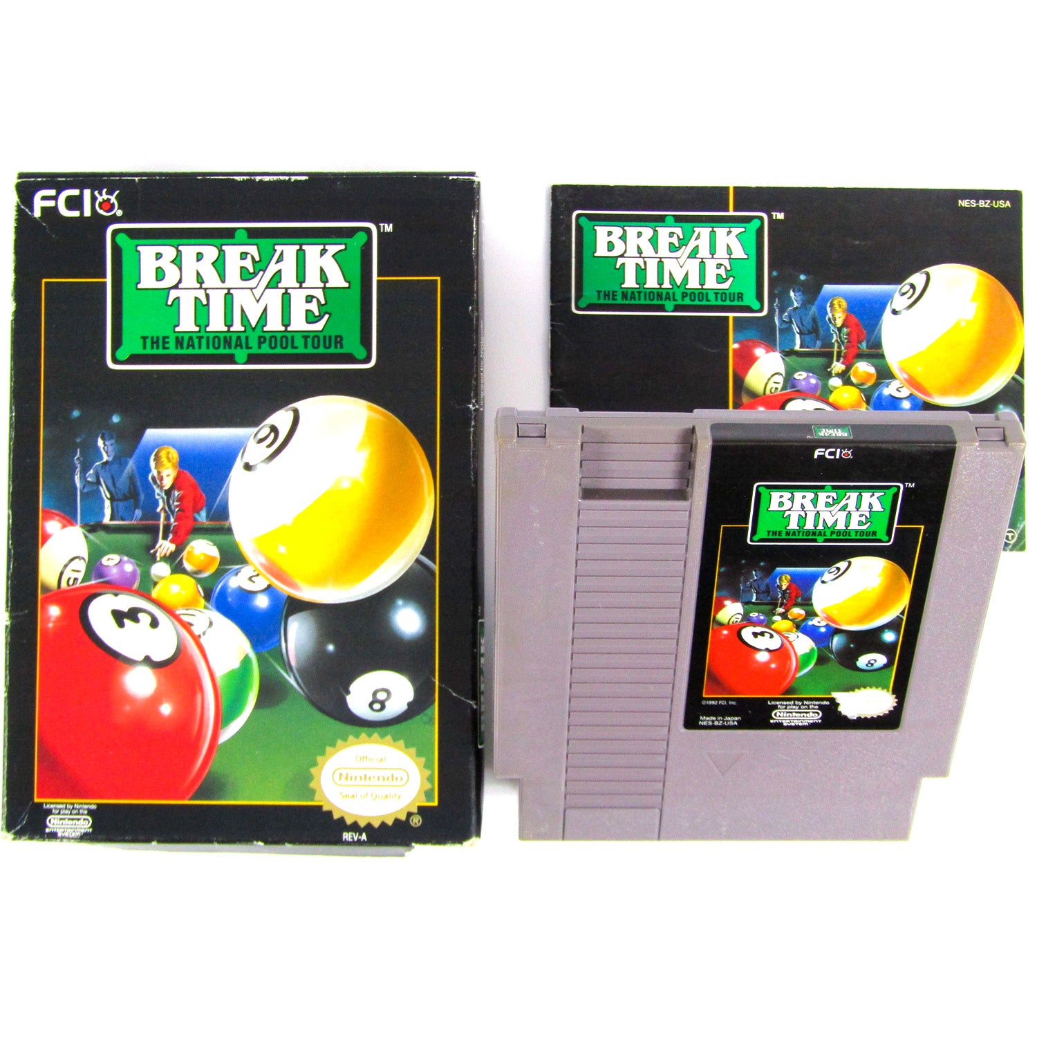 Break Time The National Pool Tour (Nintendo / NES) – Retro MTL