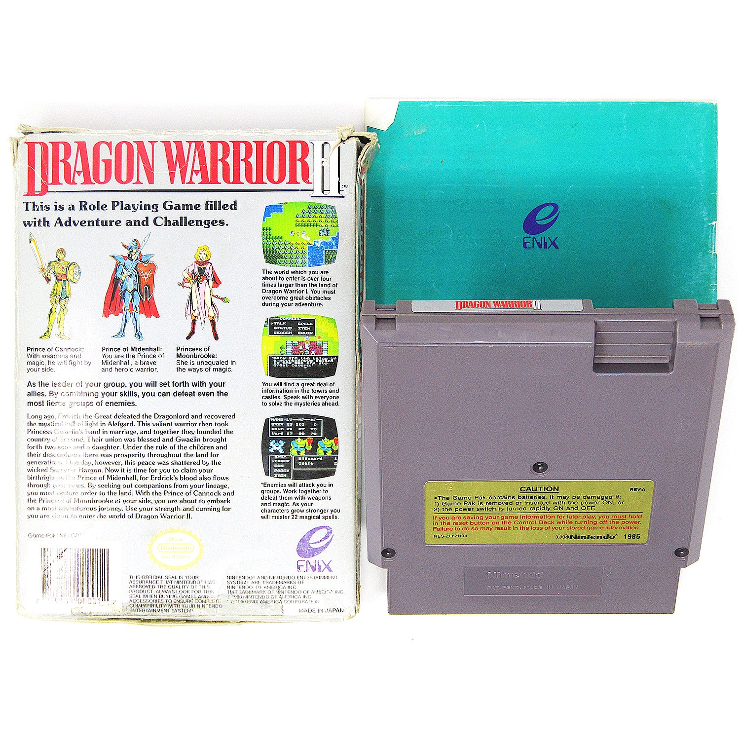 Dragon Warrior II 2 (Nintendo / NES) – Retro MTL