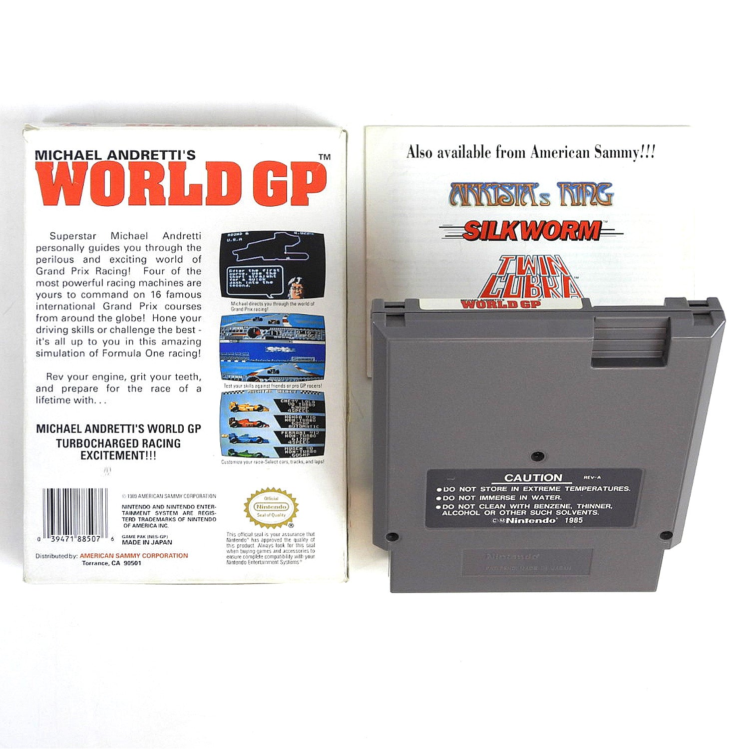 Michael Andretti's World GP (Nintendo / NES) – Retro MTL