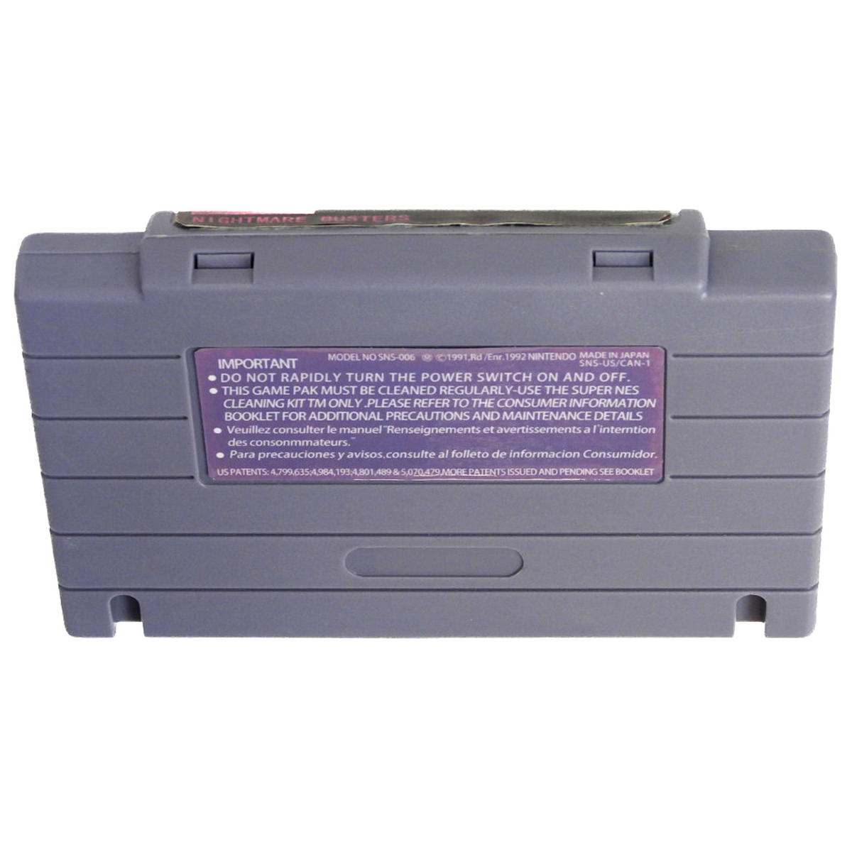 Nightmare Busters [Homebrew] (Super Nintendo / SNES) – Retro MTL