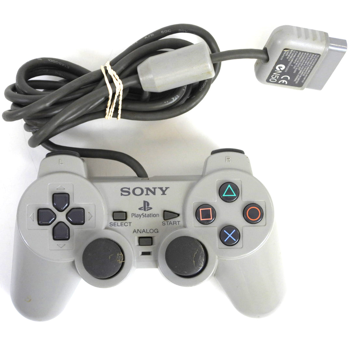 Gray Dual Analog Controller (PlayStation / PS1) – Retro MTL