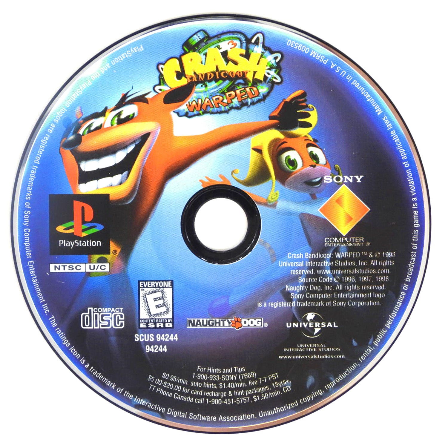 Crash Bandicoot: Warped [Lenticular Cover] (Playstation / PS1) – Retro MTL
