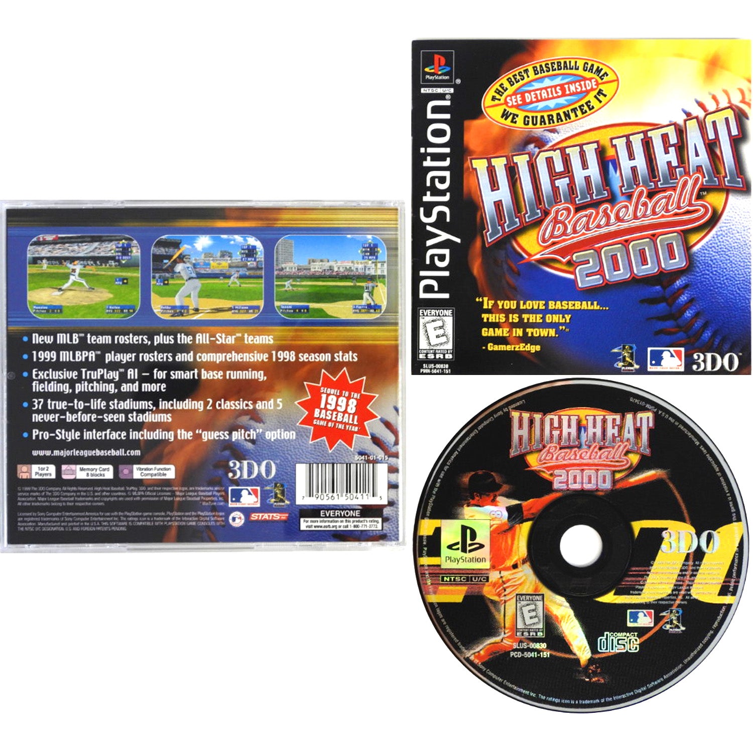 High Heat Baseball 2000 (PlayStation / PS1) – Retro MTL