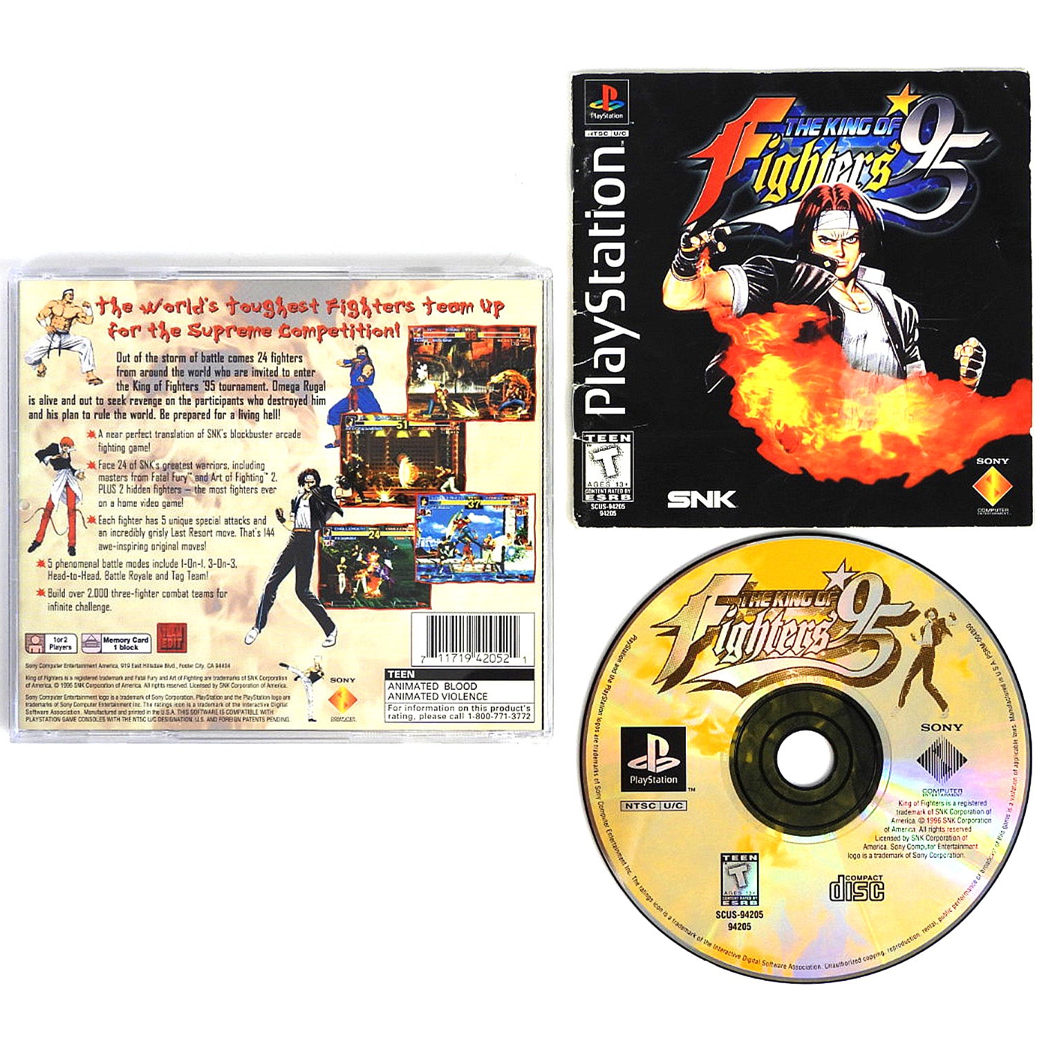 King of Fighters 95 (PlayStation / PS1) – Retro MTL