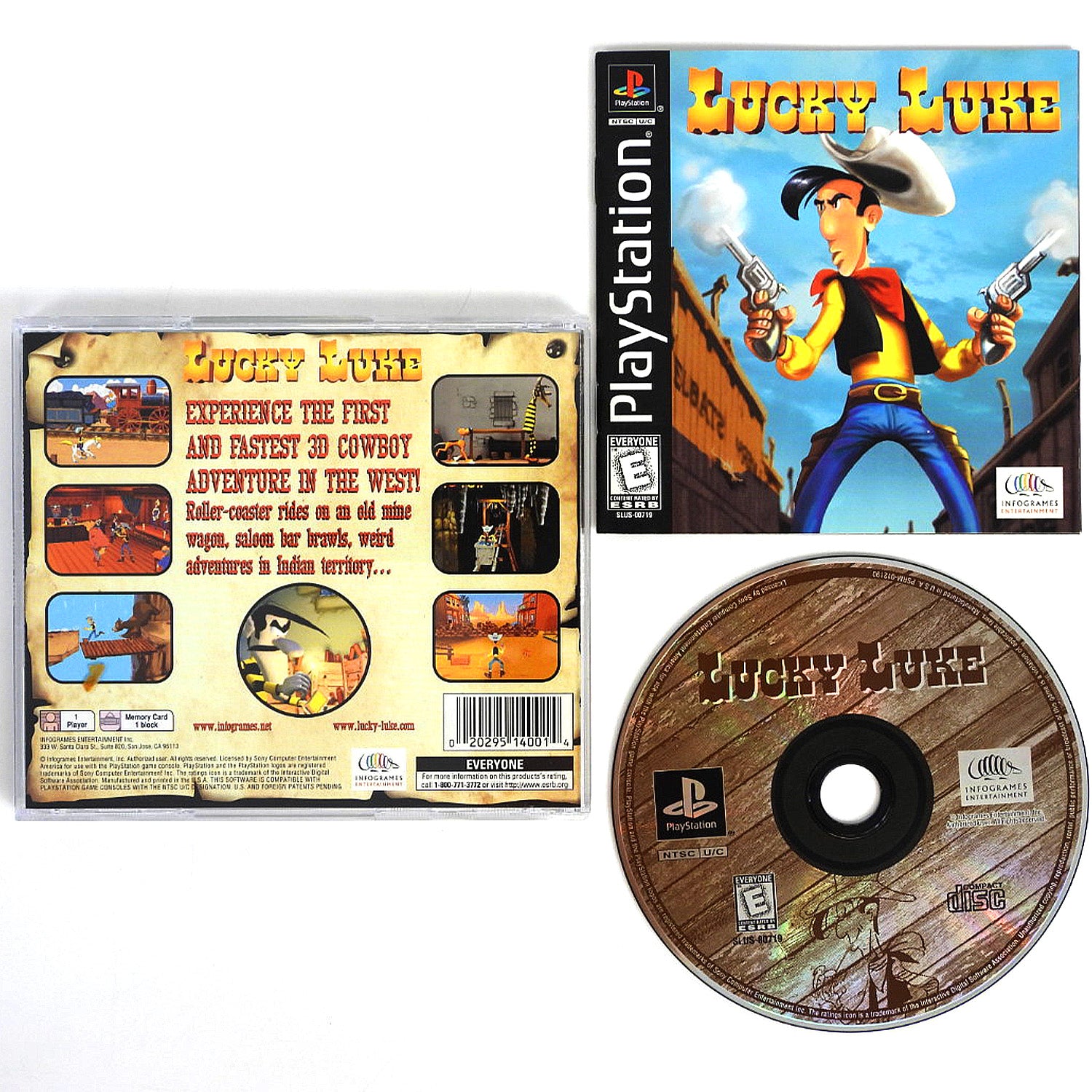 Lucky Luke (PlayStation / PS1) – Retro MTL
