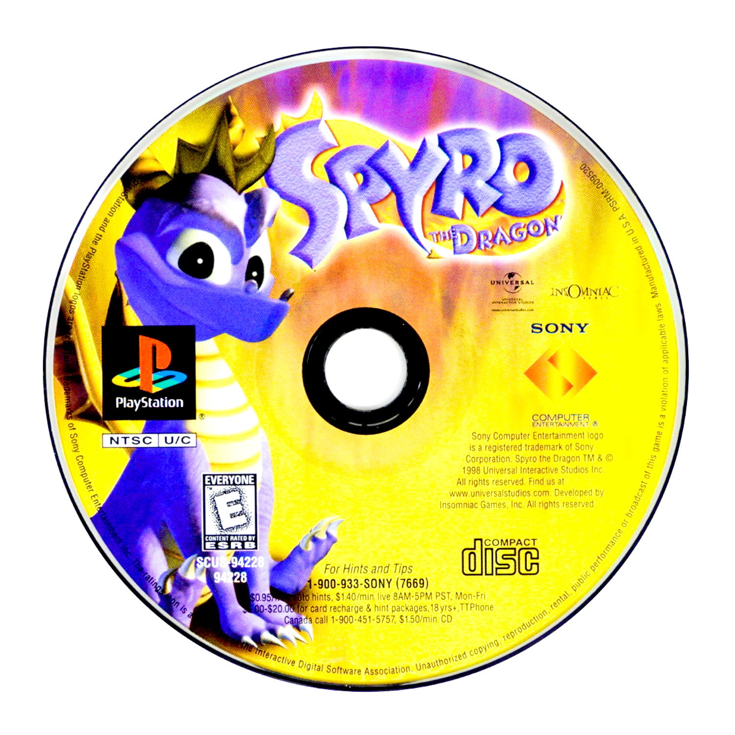 Spyro The Dragon (PlayStation / PS1) – Retro MTL