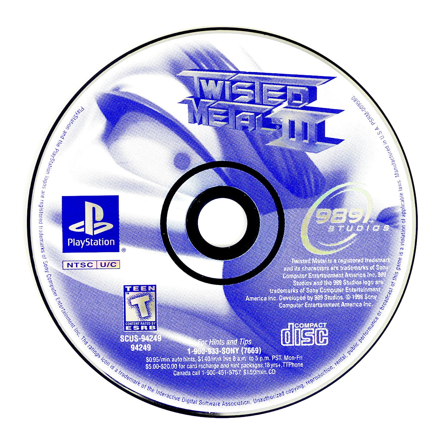Twisted Metal III 3 (PlayStation / PS1) – Retro MTL