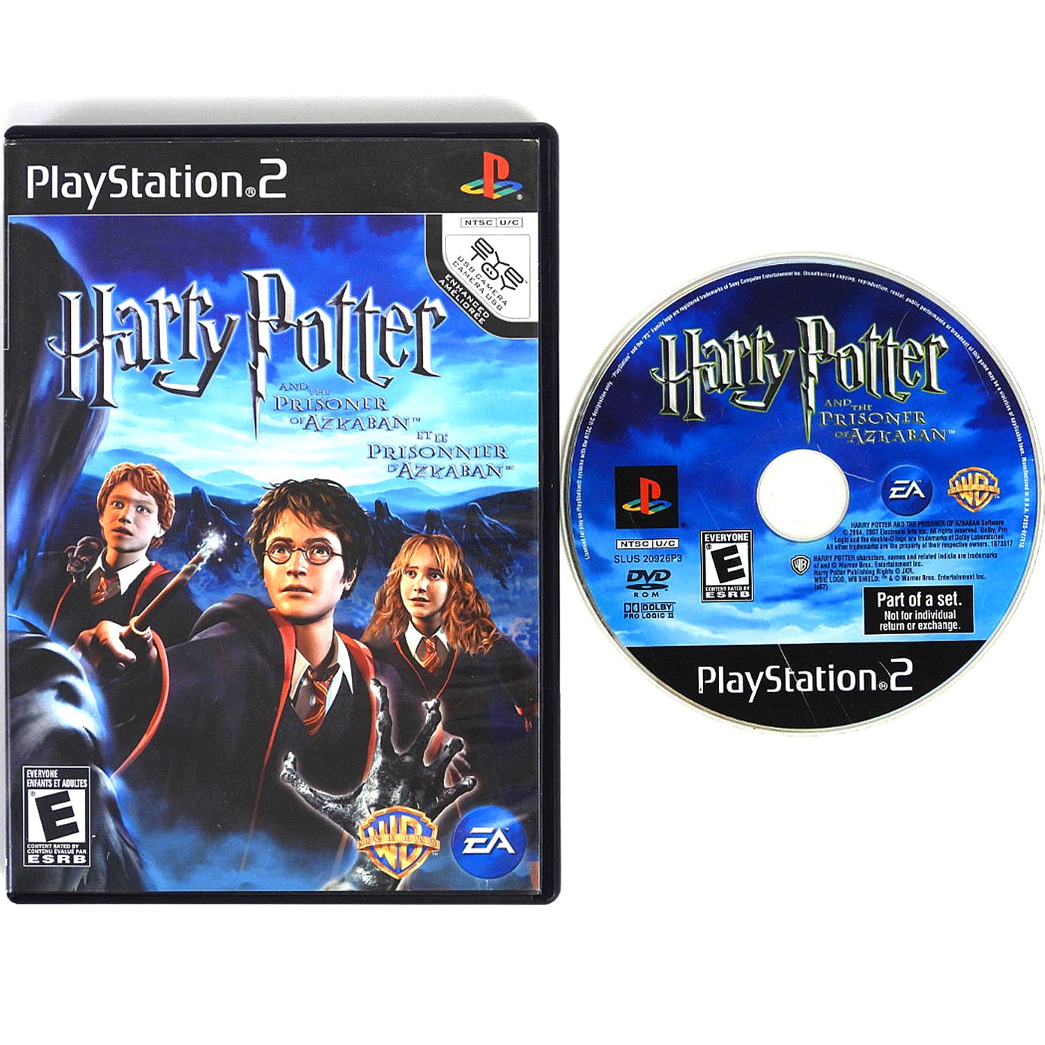 Harry Potter Prisoner of Azkaban [Part of a Set] (PlayStation 2 / PS2 ...