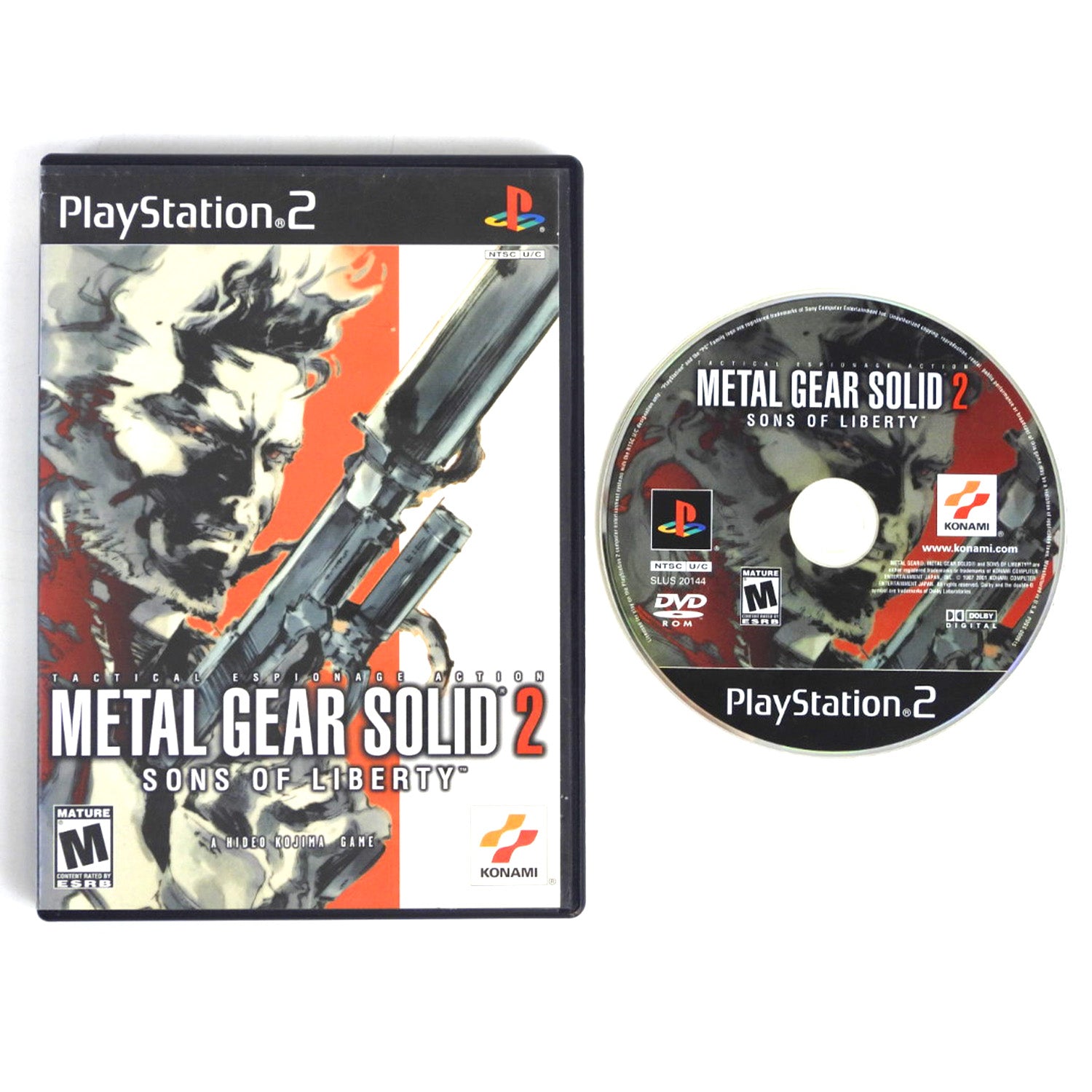 Metal Gear Solid 2 (PlayStation 2 / PS2) – Retro MTL