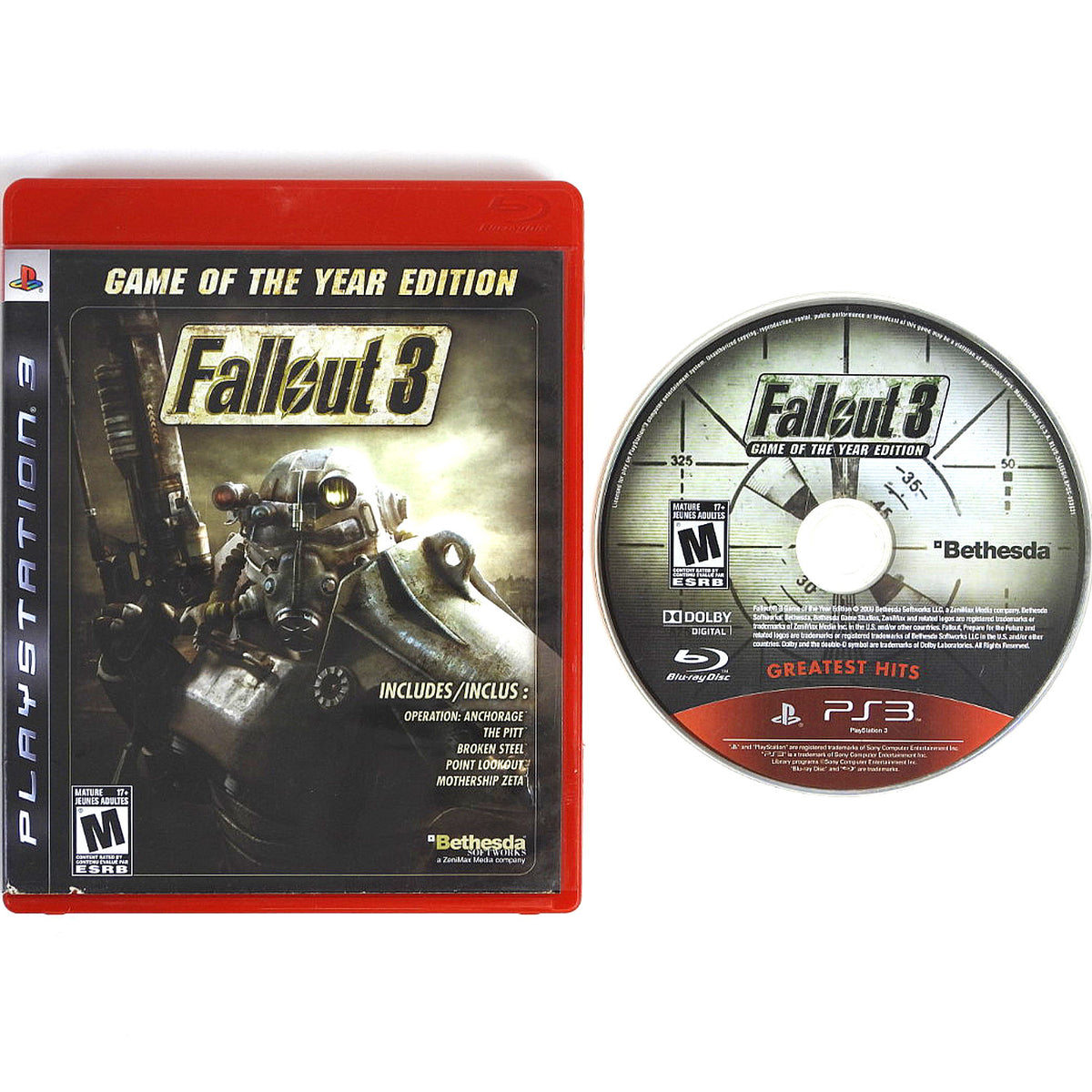 Fallout 3 [Game of the Year] [Greatest Hits] (PlayStation 3 / PS3 ...
