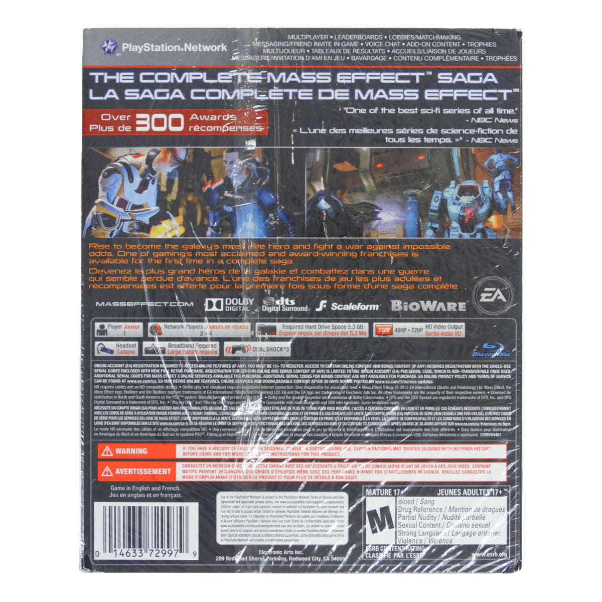 Mass Effect Trilogy (Playstation 3 / PS3) – Retro MTL