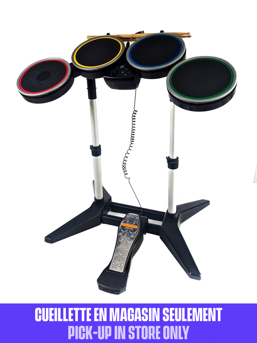 Rock Band Wireless Drum Set (Playstation 2 / PS2) – RetroMTL
