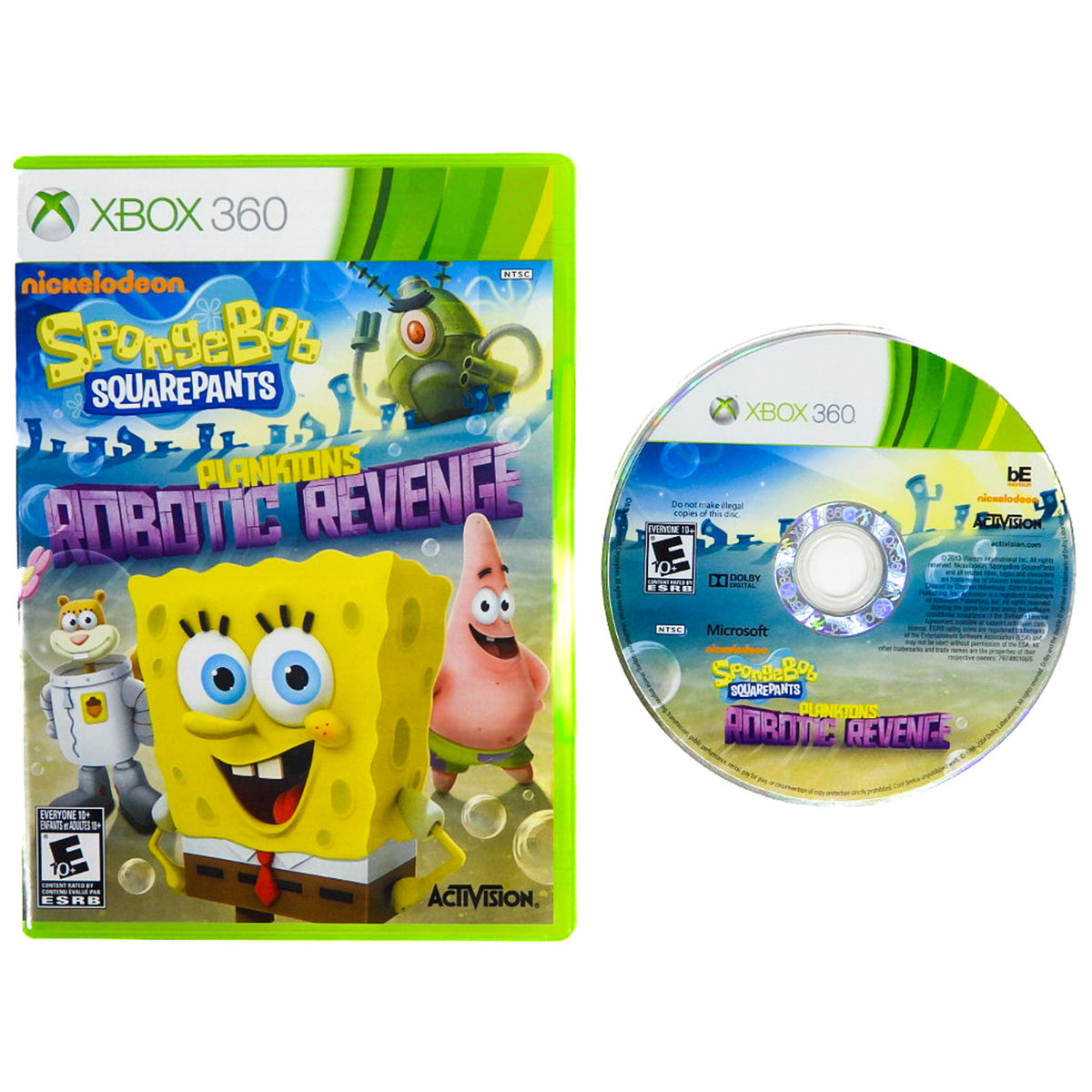 SpongeBob SquarePants: Plankton's Robotic Revenge (Xbox 360) – Retro MTL