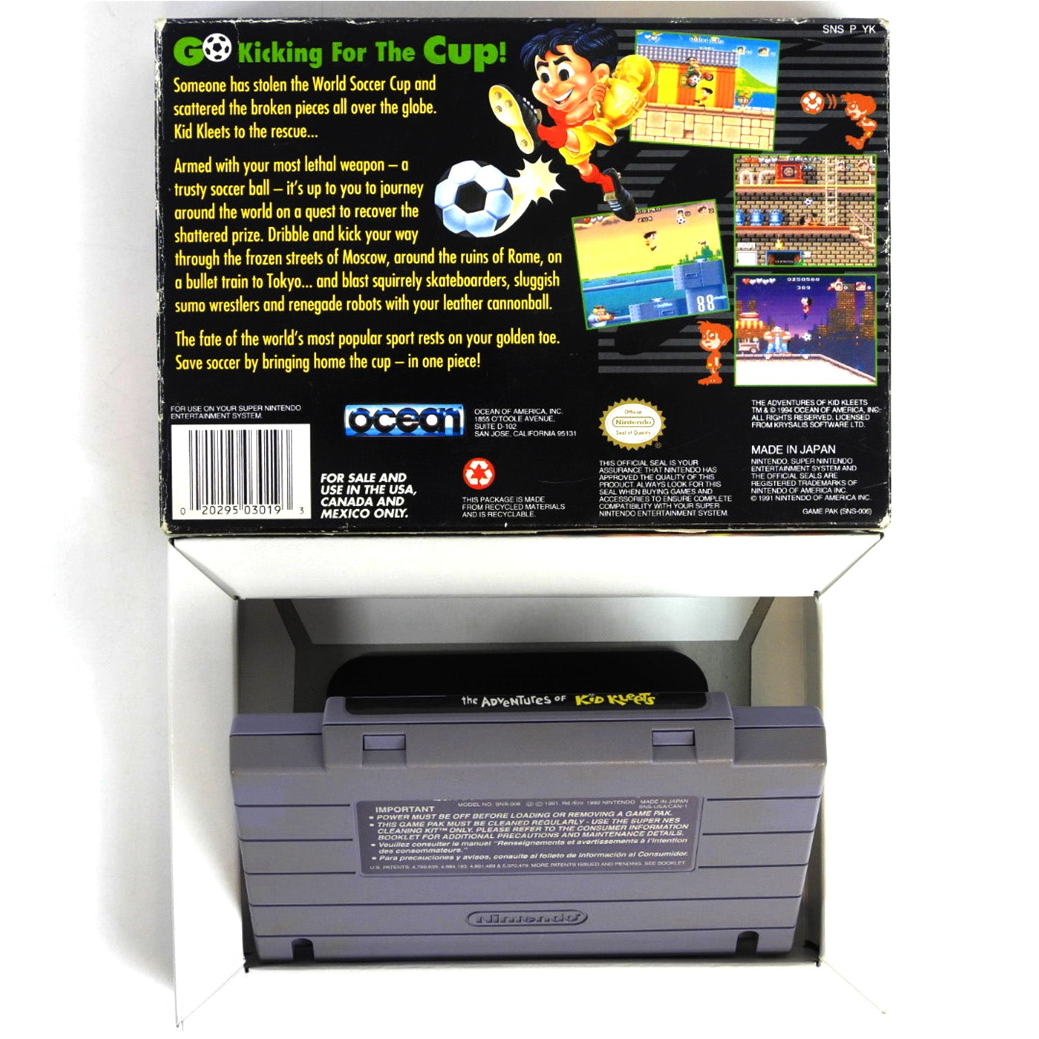 The Adventures Of Kid Kleets (Super Nintendo / SNES) – Retro MTL