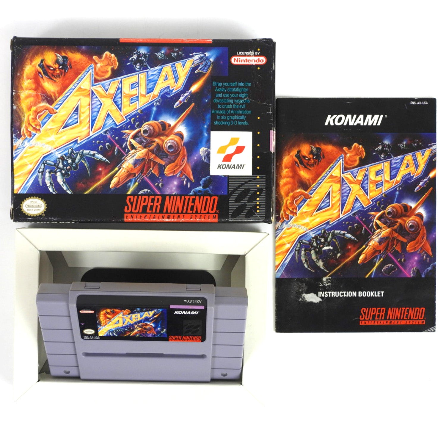 Axelay (Super Nintendo / SNES) – Retro MTL