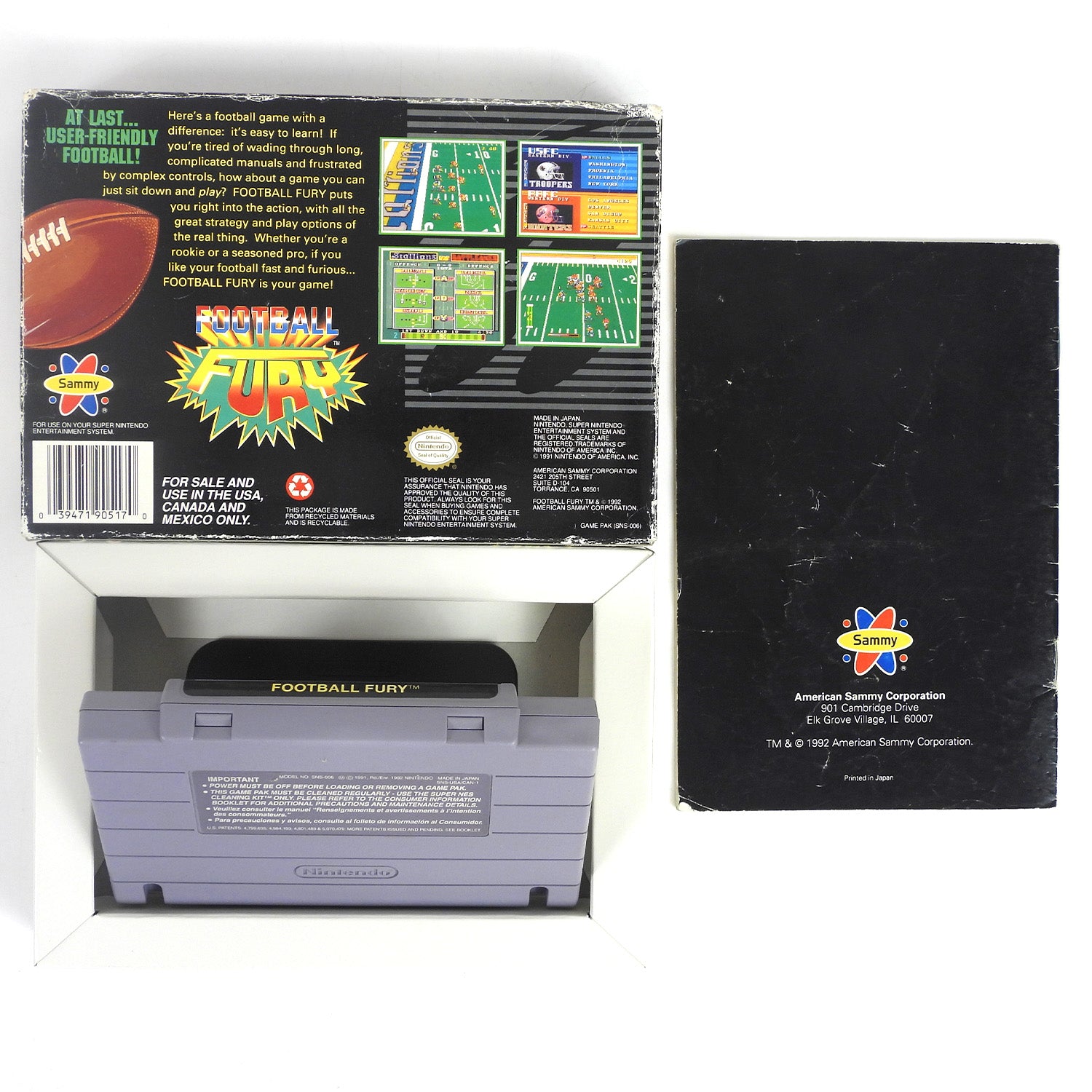 Football Fury (Super Nintendo / SNES) – RetroMTL