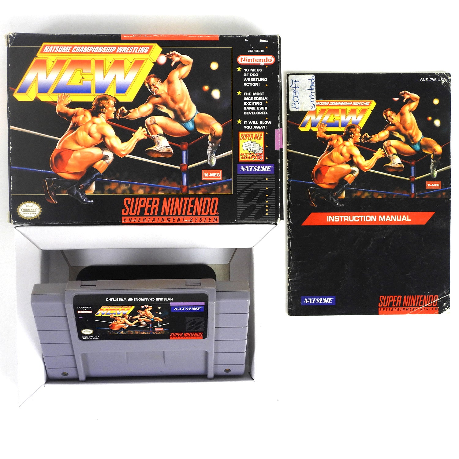 Natsume Championship Wrestling (Super Nintendo / SNES) – Retro MTL