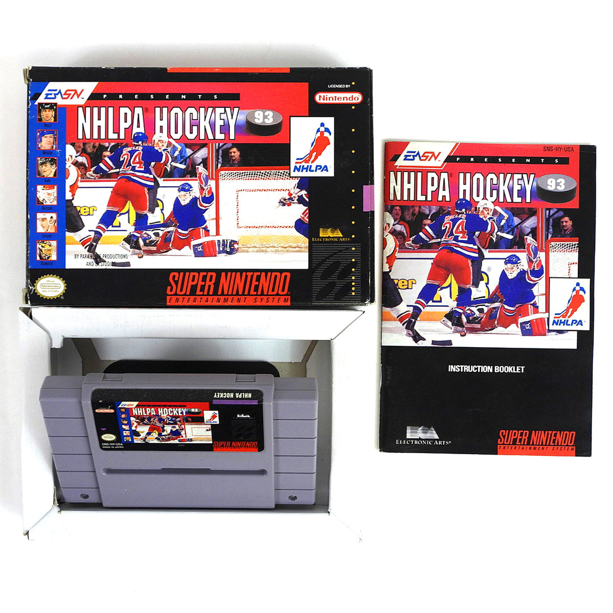 NHLPA Hockey '93 (Super Nintendo / SNES) – Retro MTL