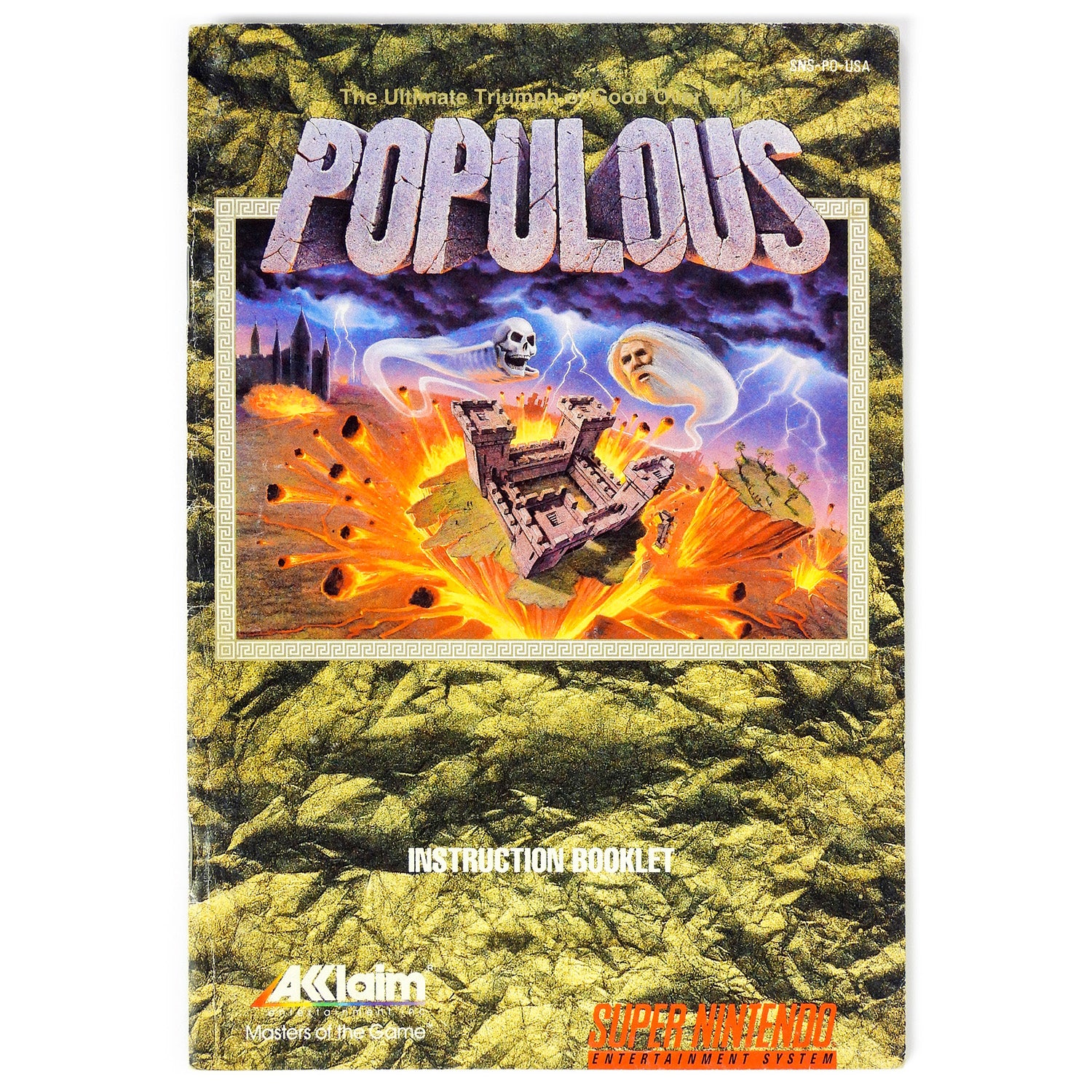 Populous [Manual] (Super Nintendo / SNES) – Retro MTL