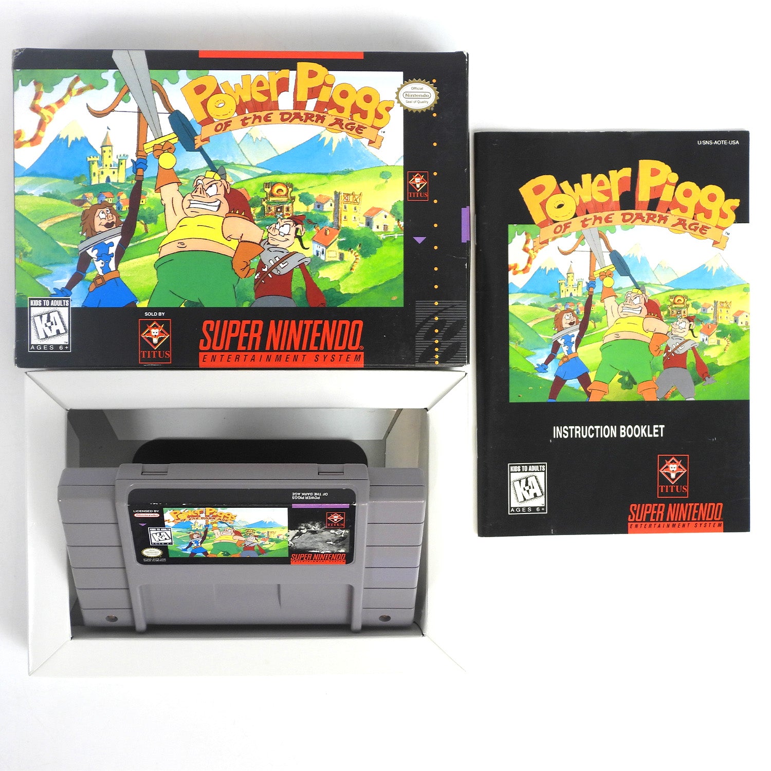 Power Piggs of the Dark Age (Super Nintendo / SNES) – RetroMTL