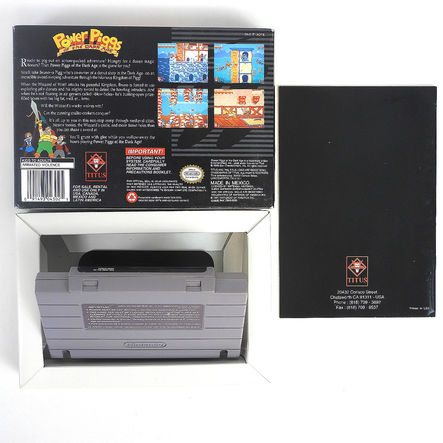 Power Piggs of the Dark Age (Super Nintendo / SNES) – RetroMTL