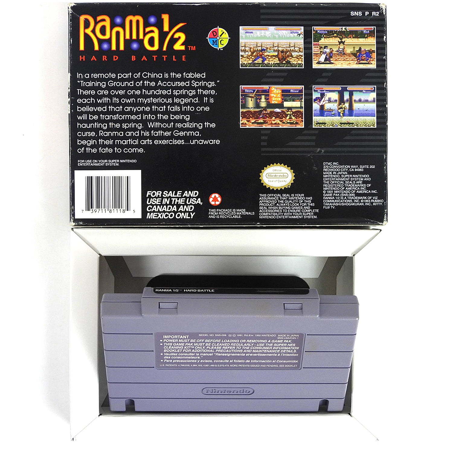 Ranma 1/2 Hard Battle (Super Nintendo / SNES) – RetroMTL