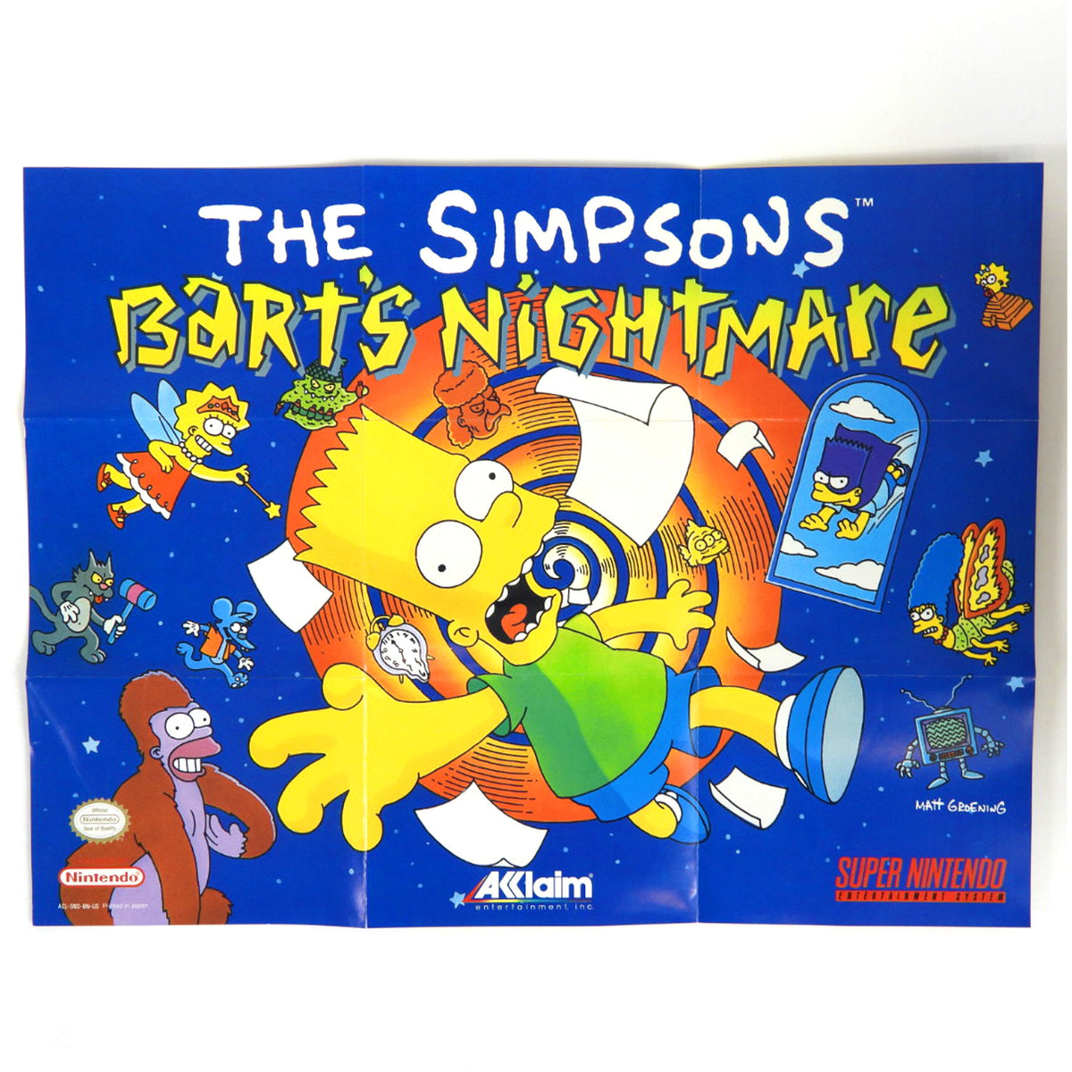 The Simpsons: Bart's Nightmare (Super Nintendo / SNES) – Retro MTL