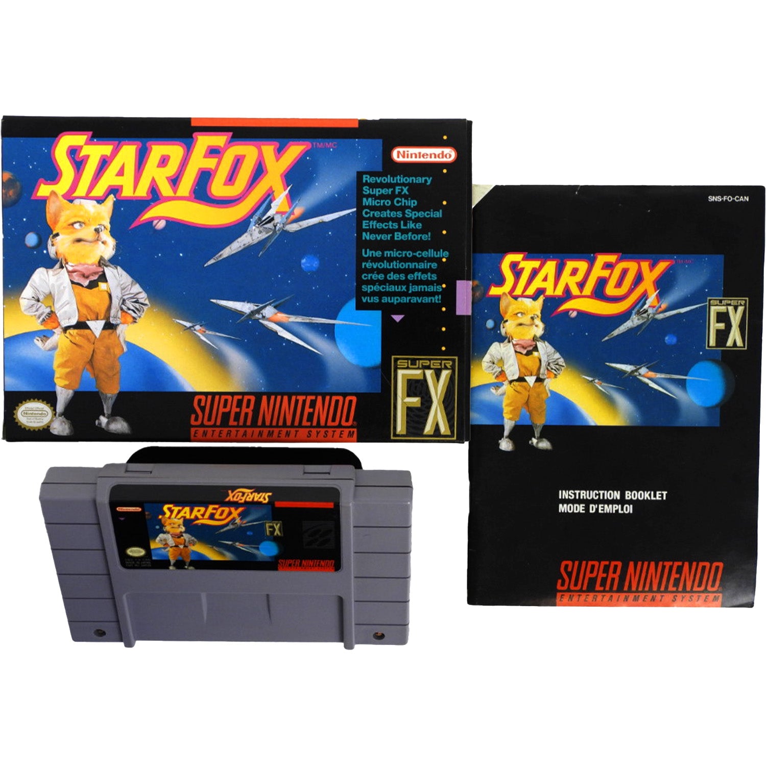 Star Fox [CAN Version] (Super Nintendo / SNES) – Retro MTL