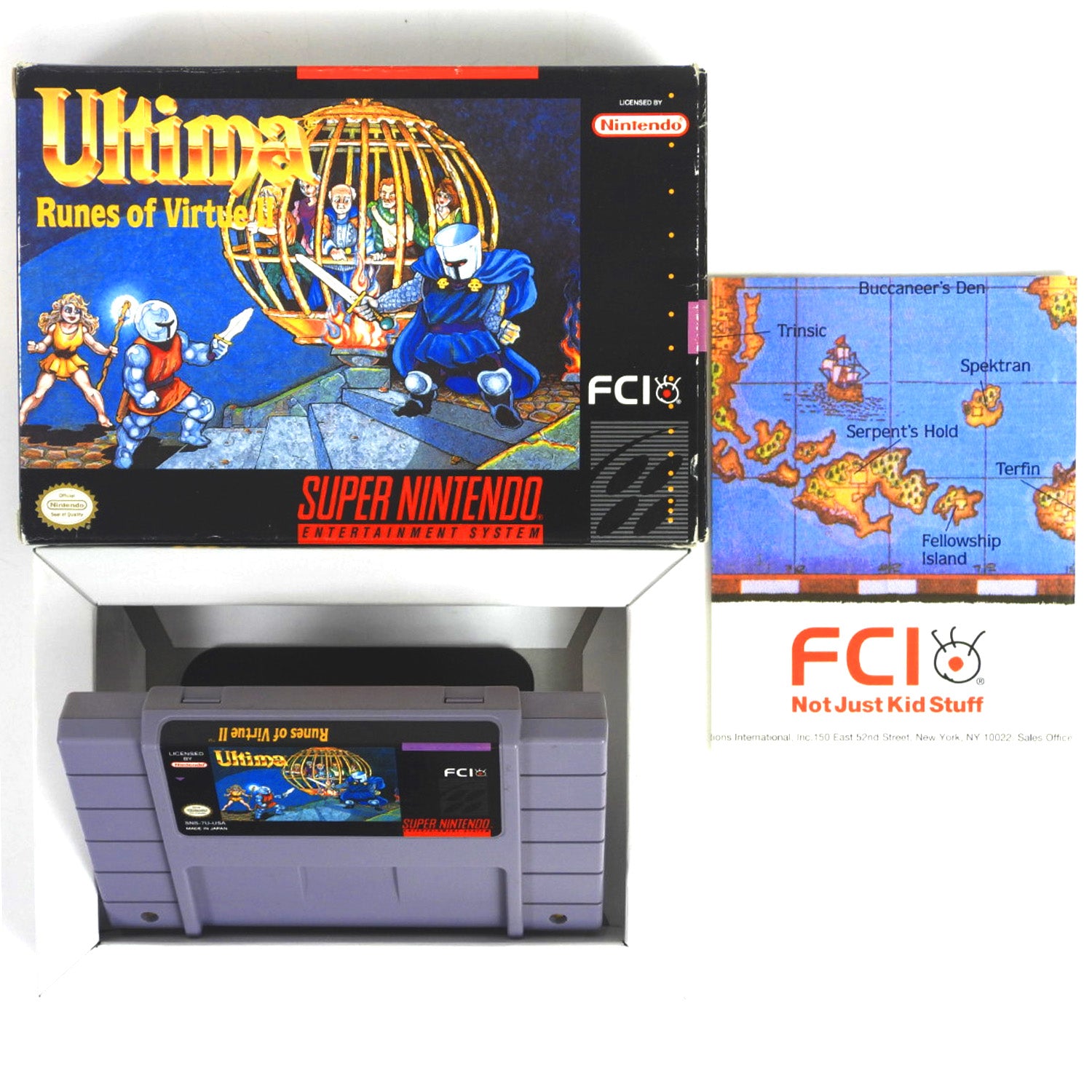 Ultima Runes of Virtue II 2 (Super Nintendo / SNES) – Retro MTL