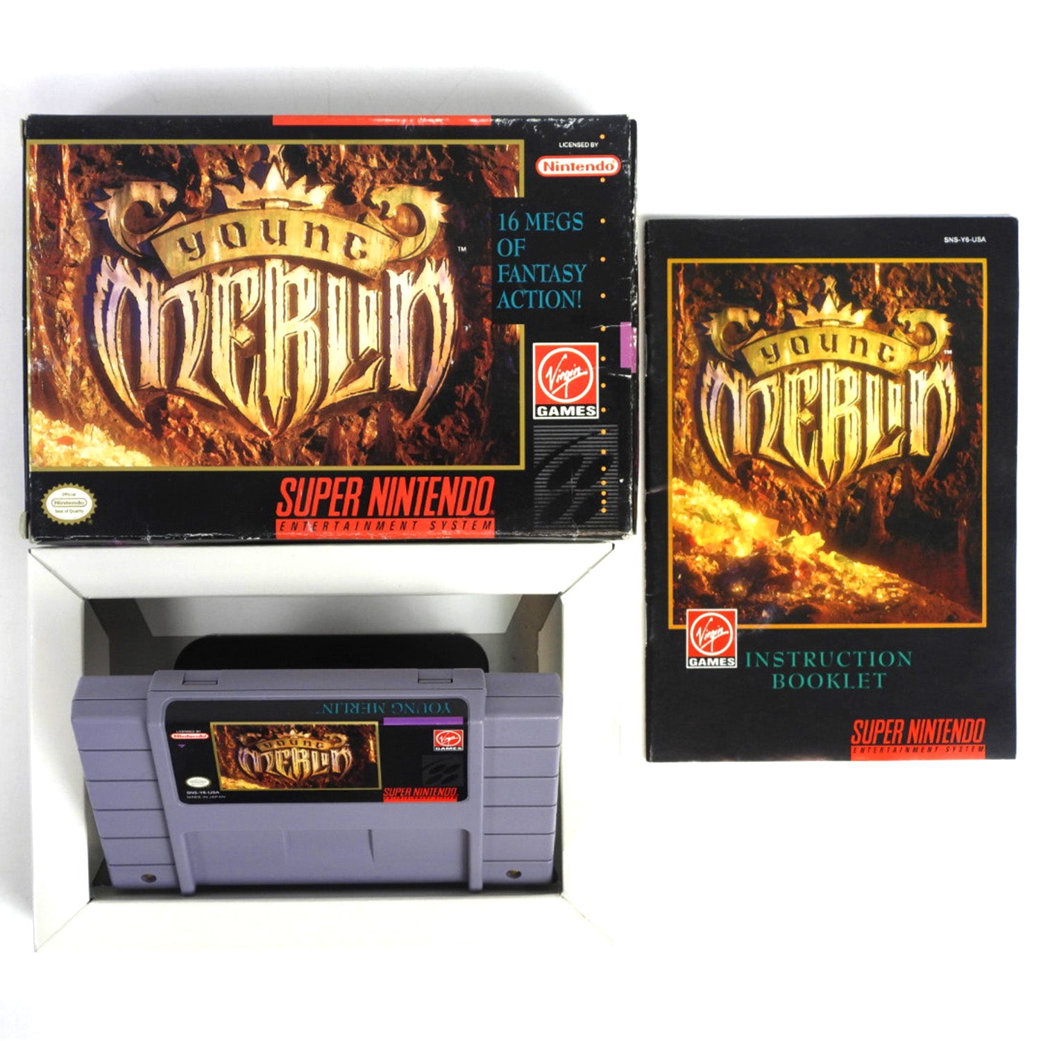 Young Merlin (Super Nintendo / SNES) – Retro MTL