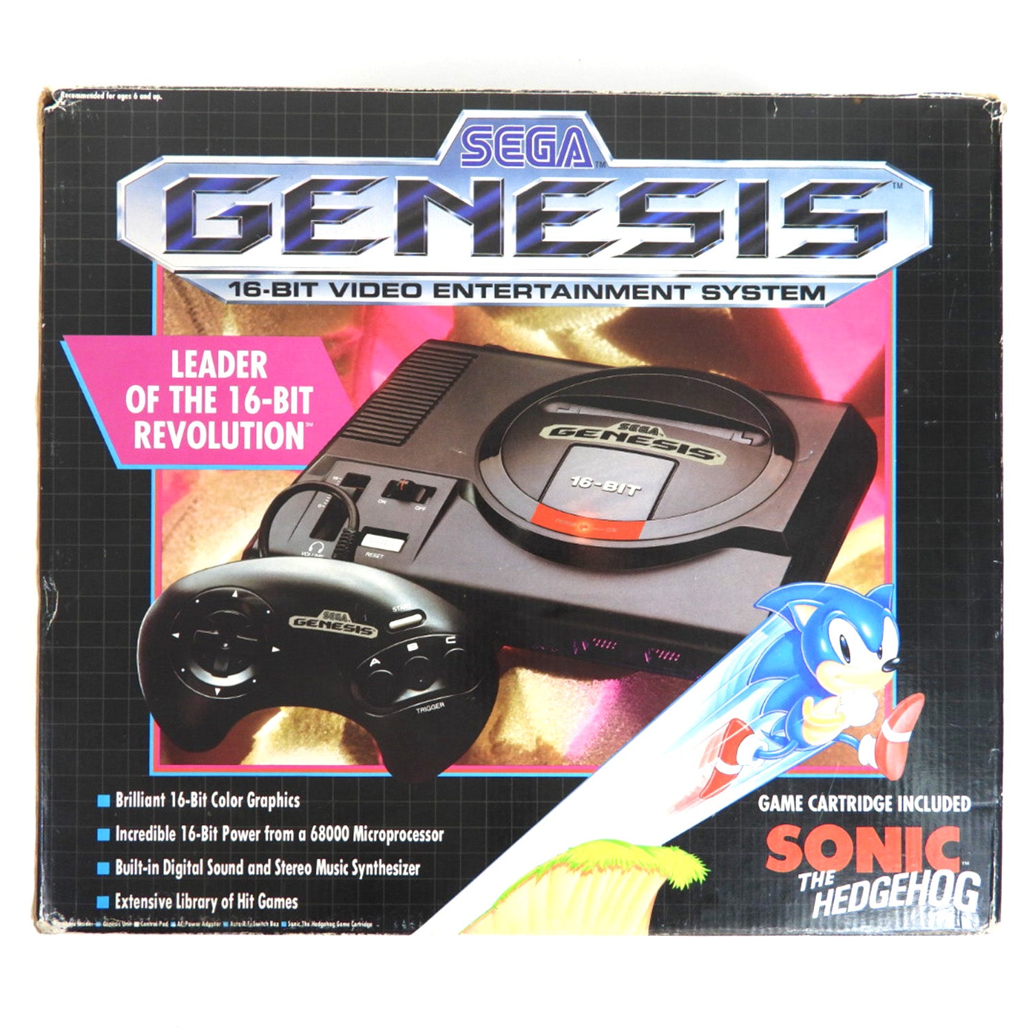 Sega Genesis System Model 1 [Sonic the Hedgehog Edition] – Retro MTL