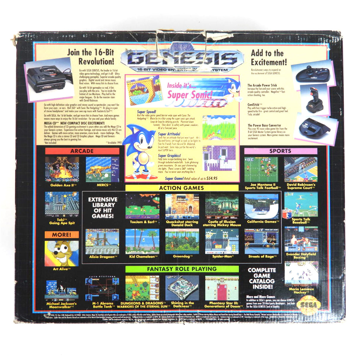 Sega Genesis System Model 1 [Sonic the Hedgehog Edition] – Retro MTL