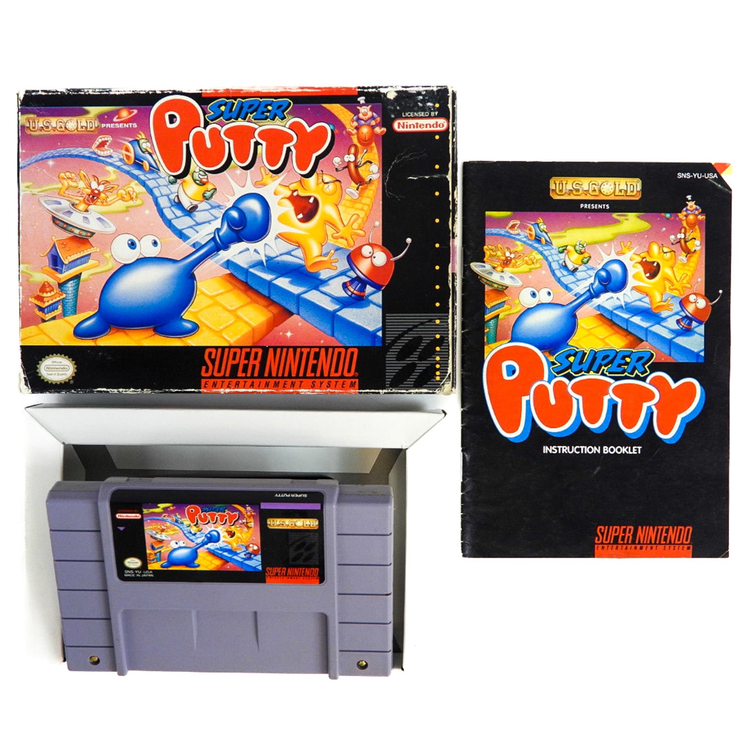 Super Putty (Super Nintendo / SNES) – Retro MTL