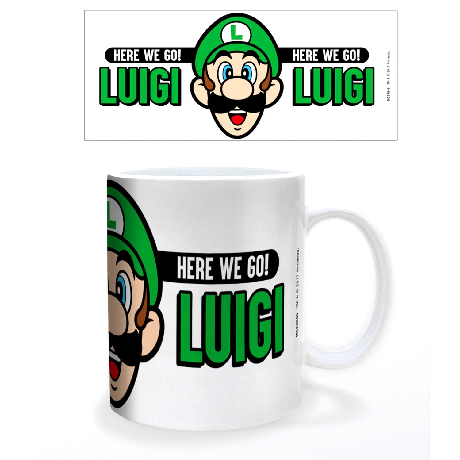 Luigi Here We Go! Ceramic Mug 11 oz – Retro MTL