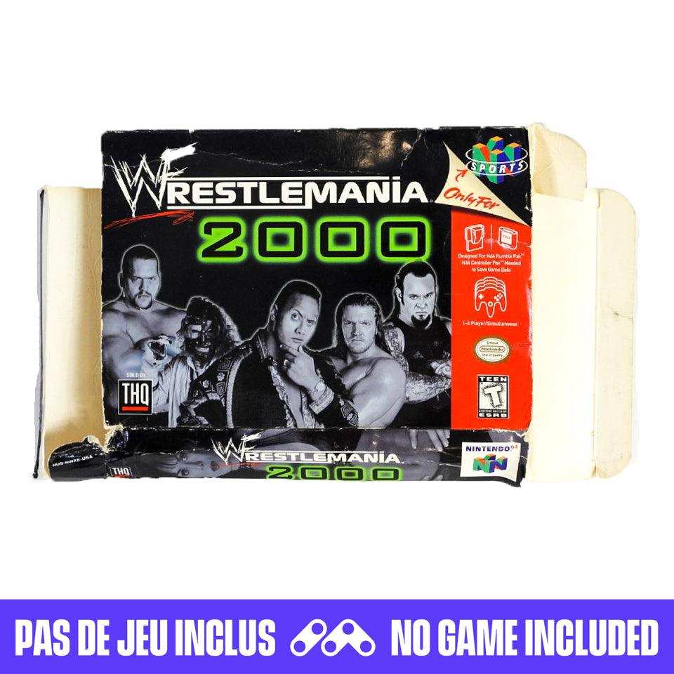 WWF Wrestlemania 2000 [Box] (Nintendo 64 / N64) – Retro MTL