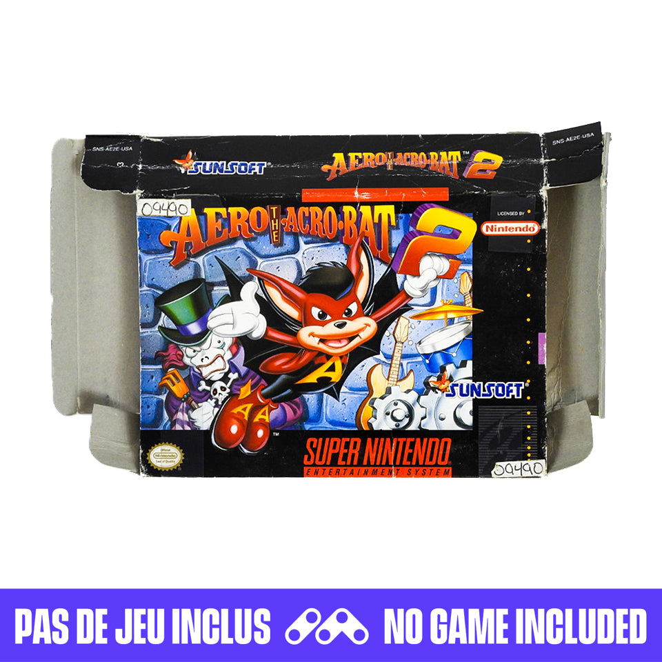 Aero the Acro-Bat 2 [Box] (Super Nintendo / SNES) – Retro MTL