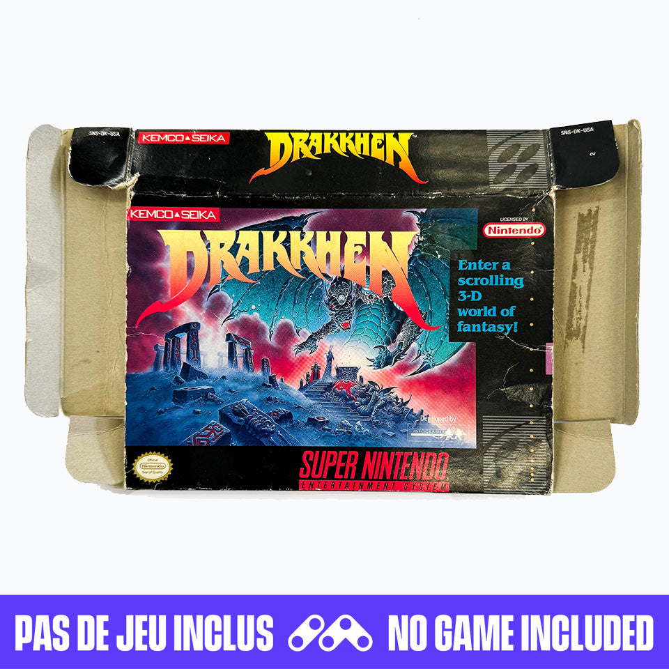 Drakkhen [Box] (Super Nintendo / SNES) – Retro MTL