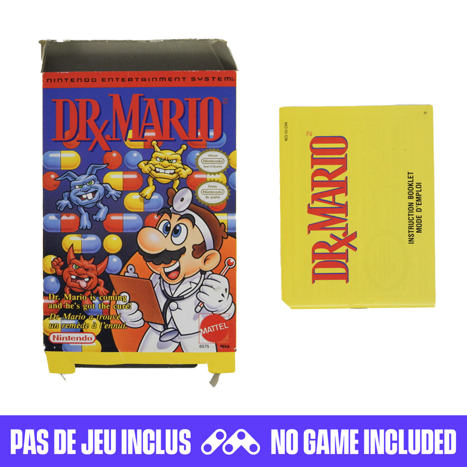 Dr. Mario [Box] (Nintendo / NES) – Retro MTL